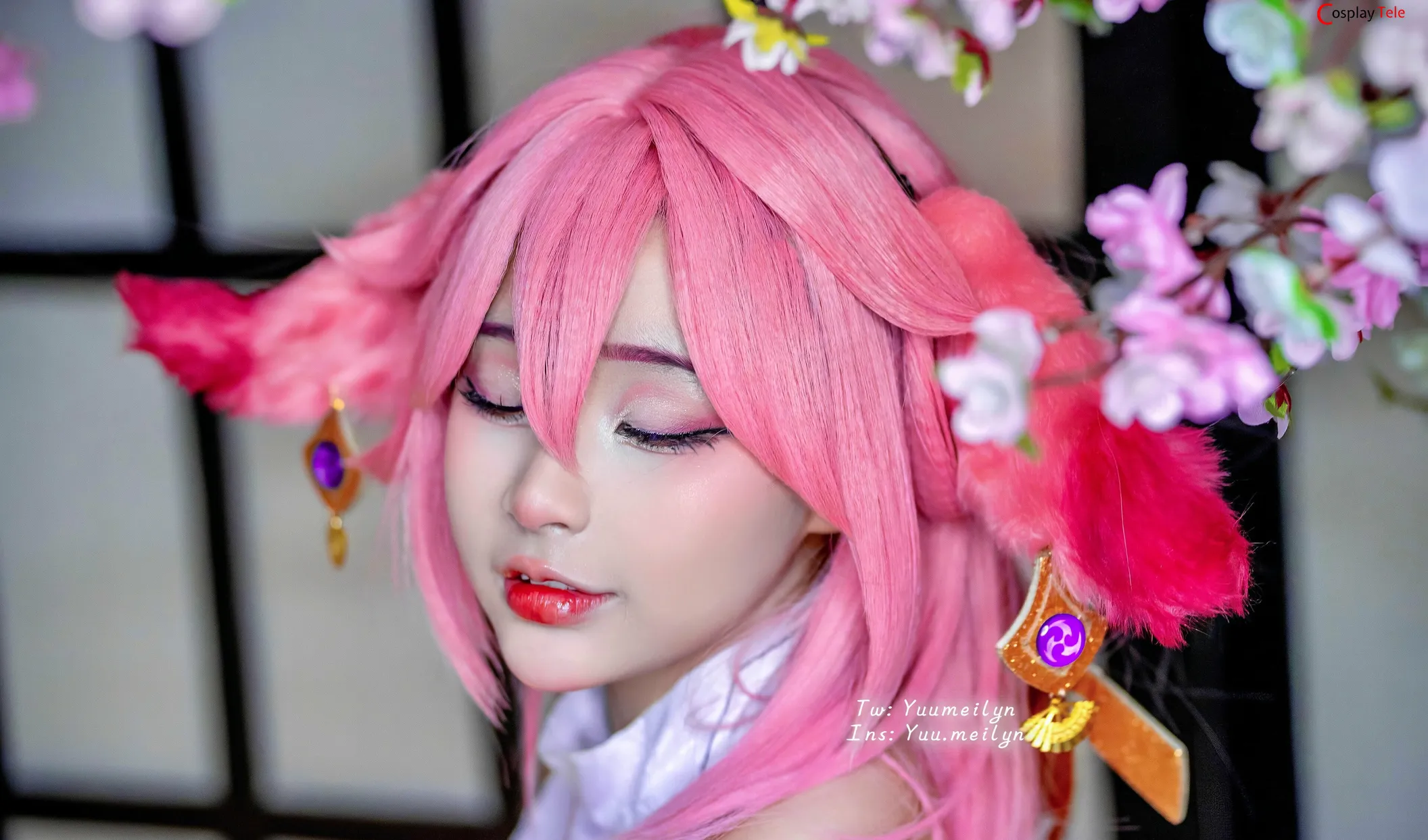 Meiilyn Yuumeilyn Cosplay Yae Miko Genshin Impact “53 Photos” 8e资源站